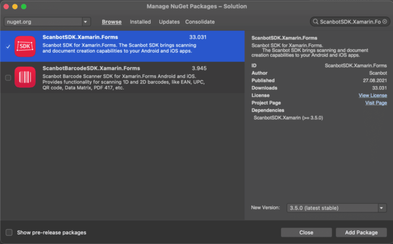 Xamarin & Xamarin.Forms Document Scanner Tutorial