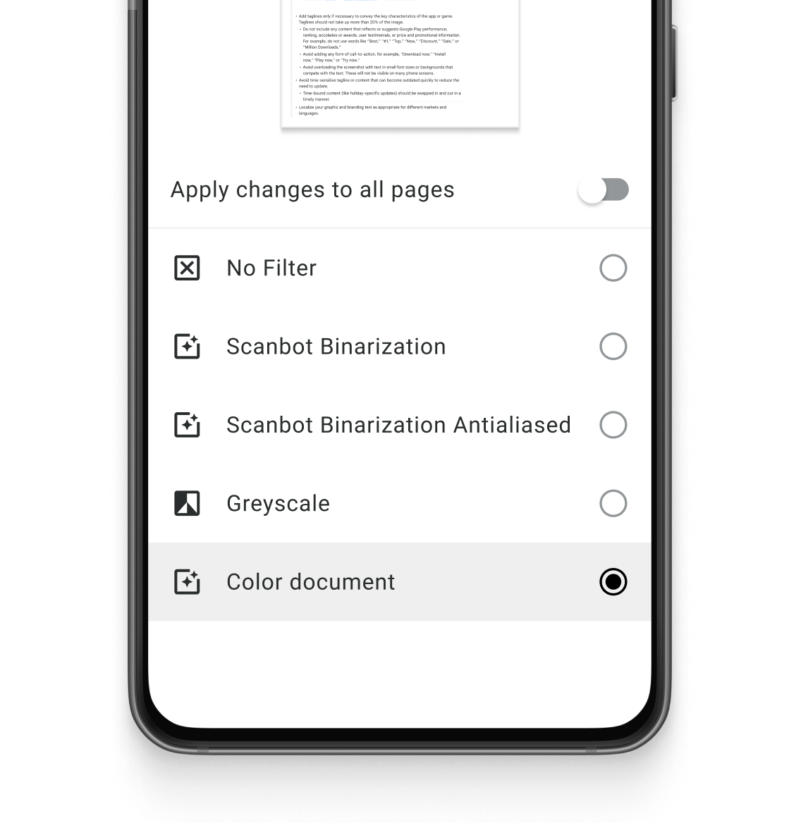Android Document Scanner SDK - Scanbot SDK