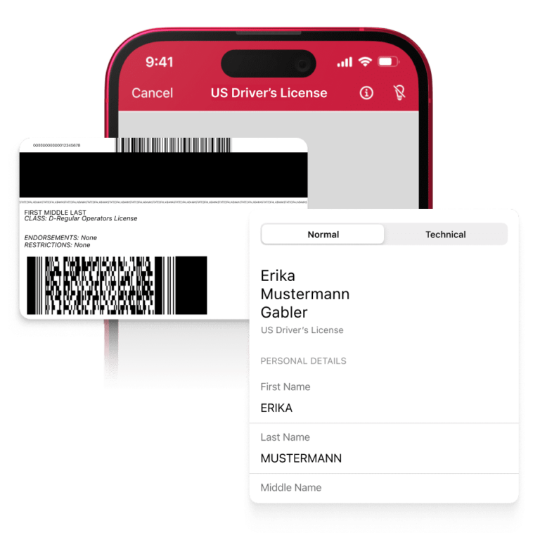 Driver's License Barcode Parser - Scanbot SDK
