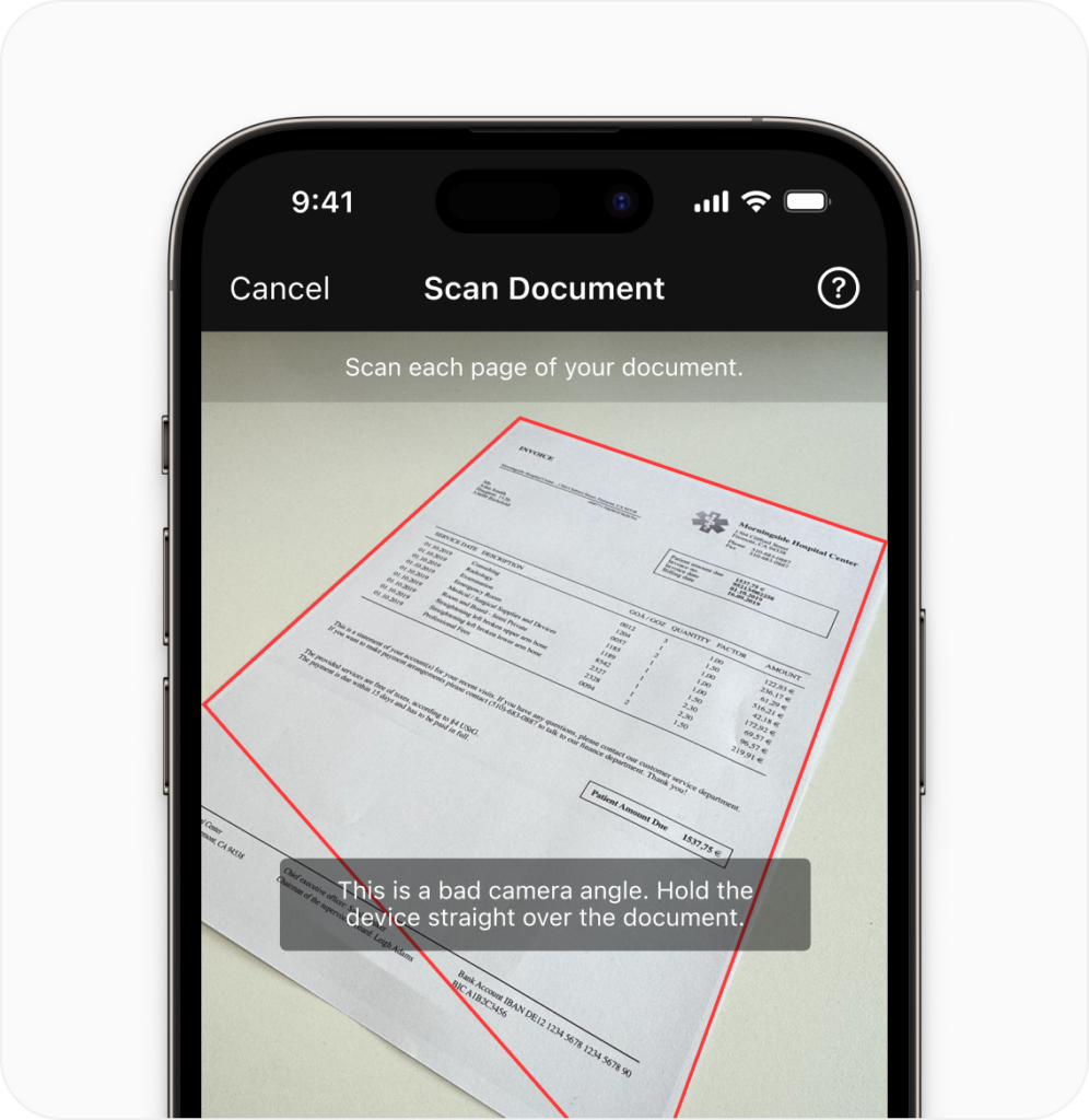 How to scan high-quality documents - Scanbot SDK
