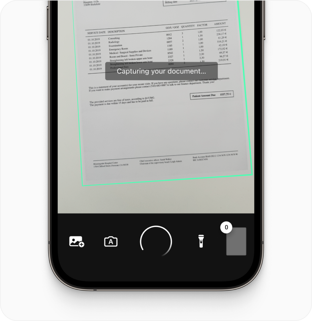 How to scan high-quality documents - Scanbot SDK