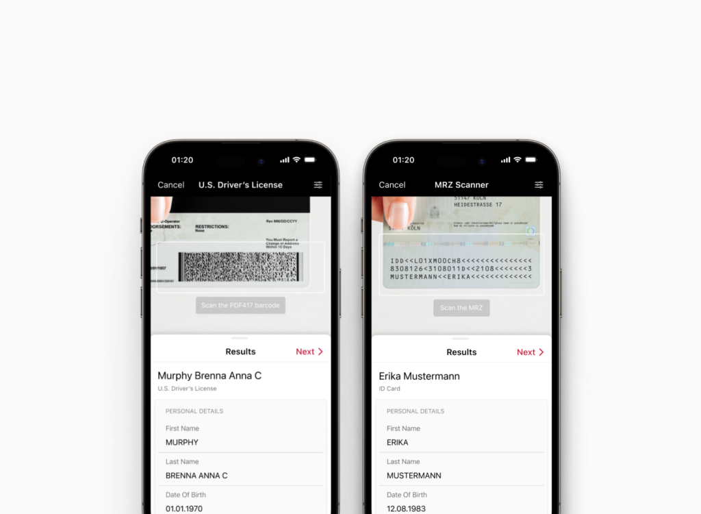 Streamlining check-ins with mobile data capture - Scanbot SDK