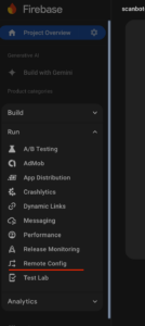 Update license key with Firebase Remote Config (iOS) - Scanbot SDK