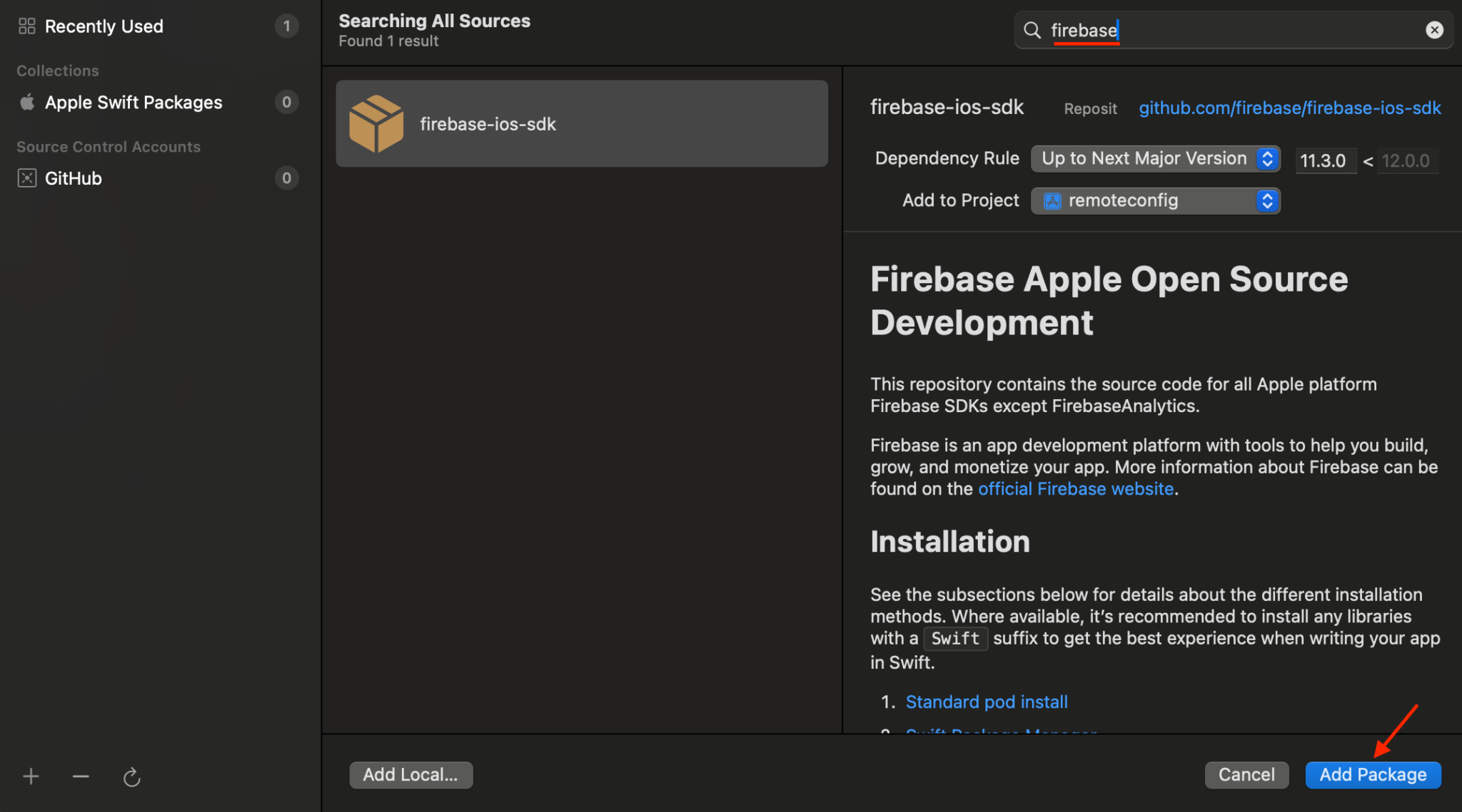 Update license key with Firebase Remote Config (iOS) - Scanbot SDK