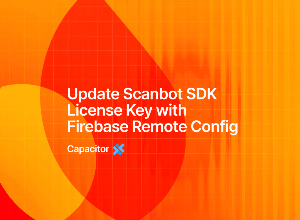 Firebase Remote Config for Capacitor - Scanbot SDK