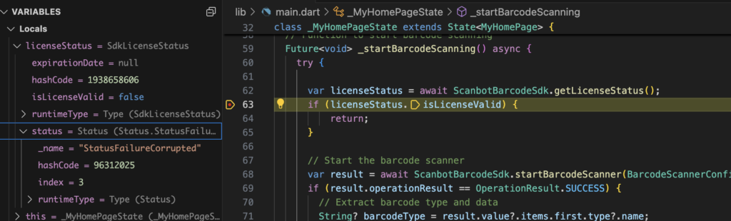 Firebase Remote Config for Flutter - Scanbot SDK