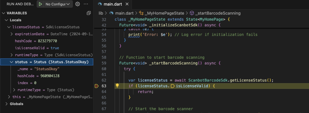 Firebase Remote Config for Flutter - Scanbot SDK