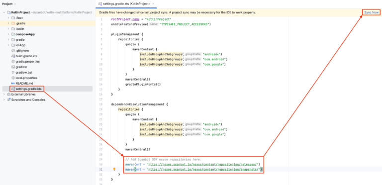 Compose Multiplatform Barcode Scanner Using Cocoapods Scanbot Sdk