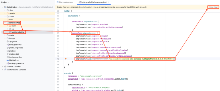 Compose Multiplatform Barcode Scanner Using Cocoapods Scanbot Sdk