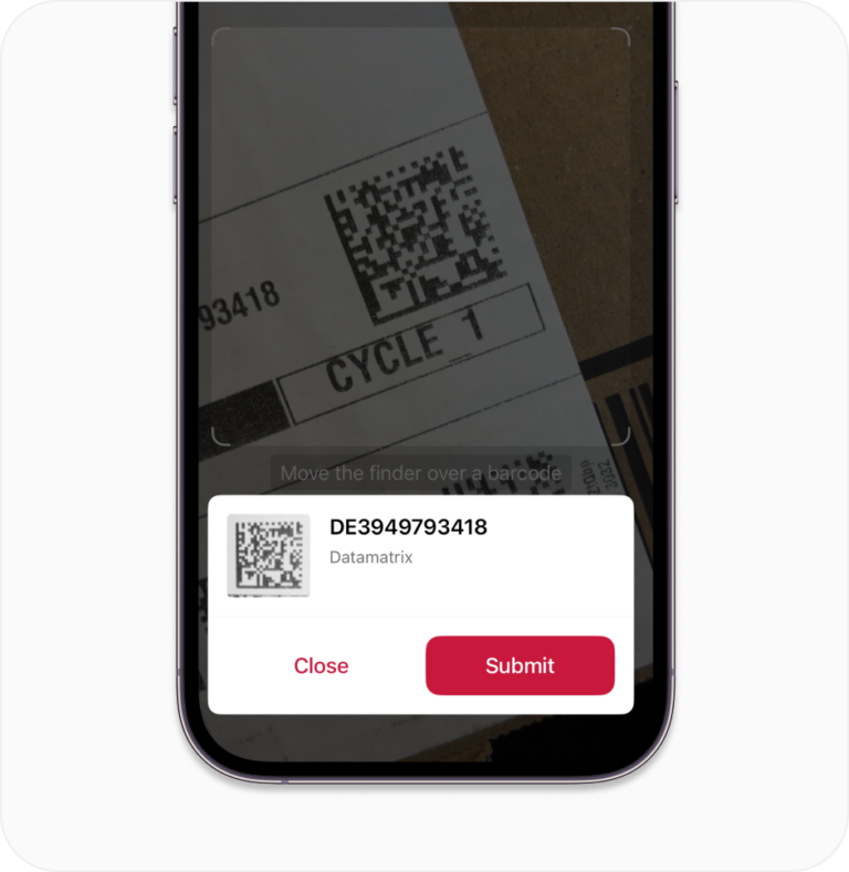 Data Matrix Code Scanner - Scanbot SDK
