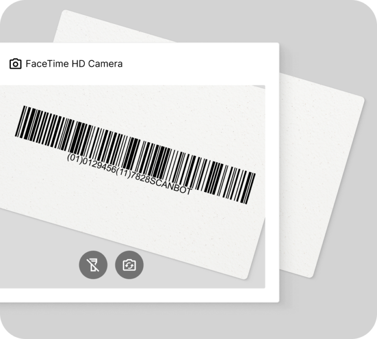 GS1-128 Barcode Scanner - Scanbot SDK