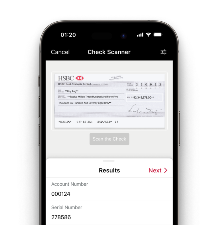 Check Scanner Software - Scanbot SDK