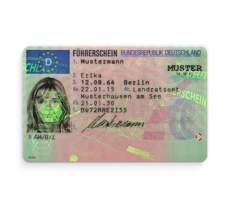 German Driver's License Scanner - Scanbot SDK