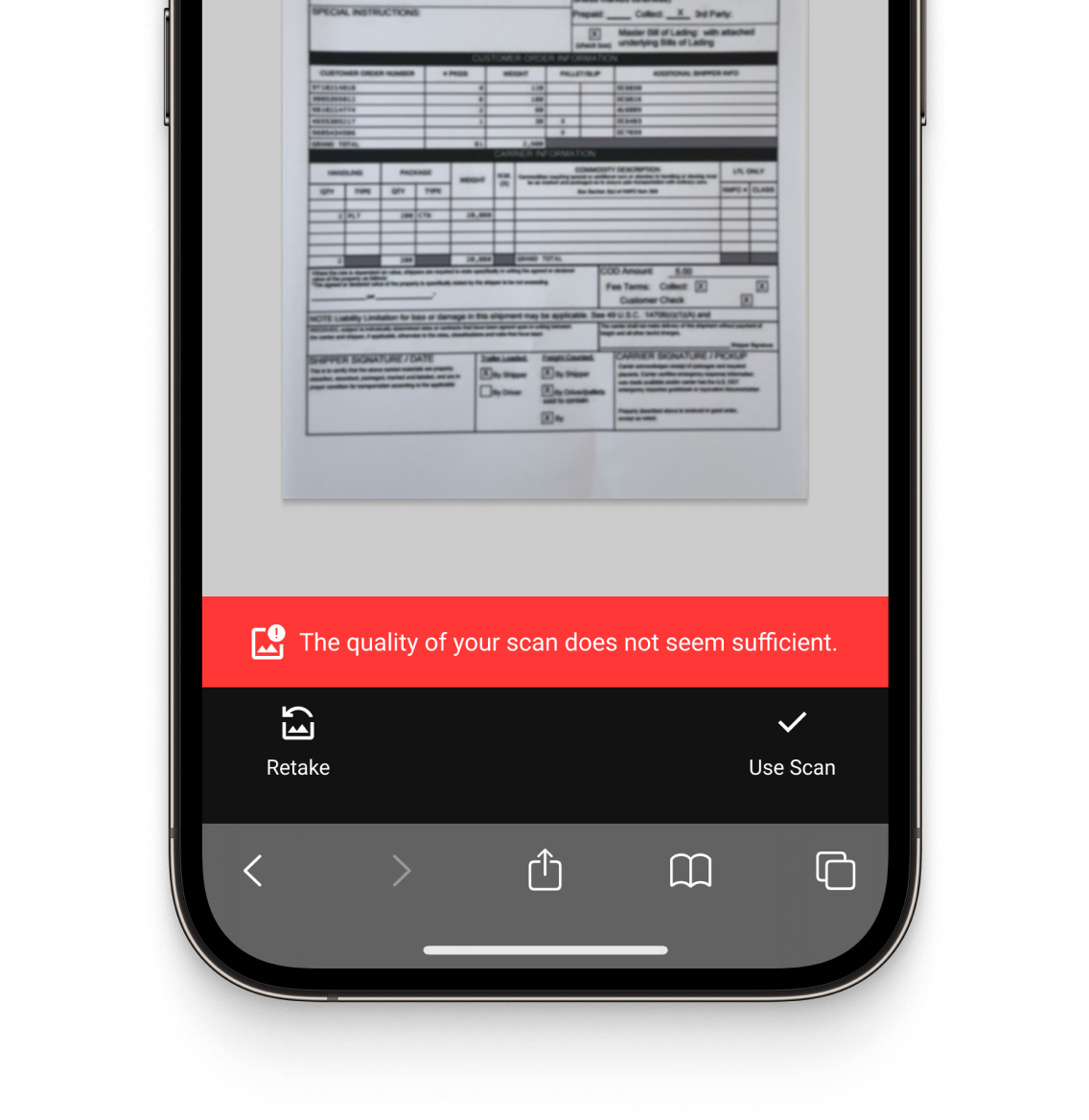 JavaScript Document Scanner - Scanbot SDK