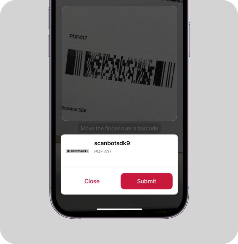 PDF417 Barcode Scanner - Scanbot SDK