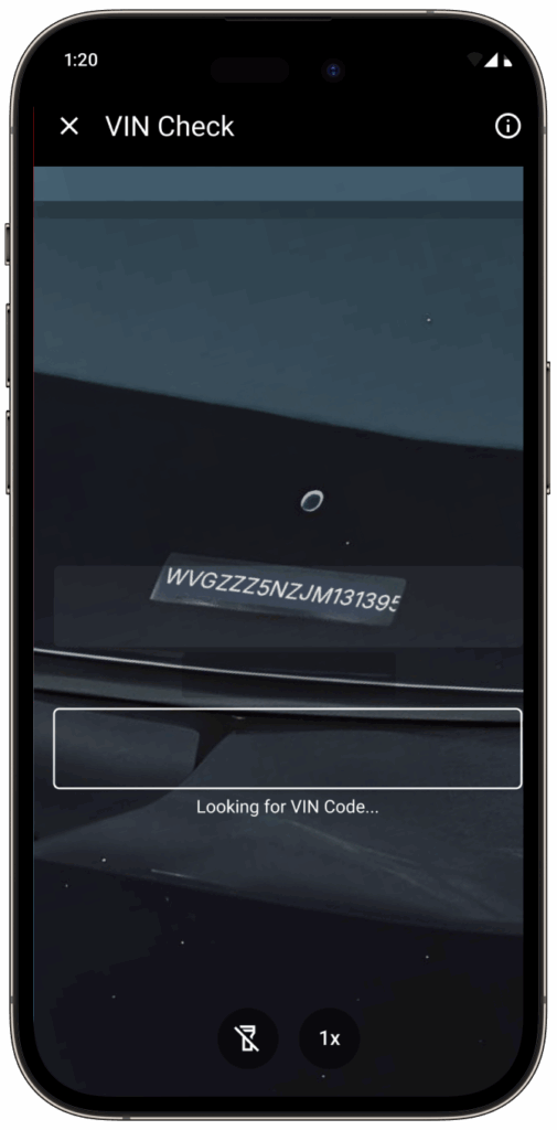 Mobile VIN OCR - Scanbot SDK