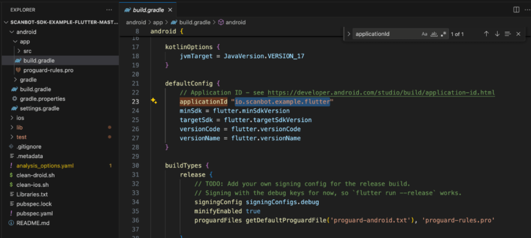How to find your Bundle ID, Application ID, or Package Name - Scanbot SDK