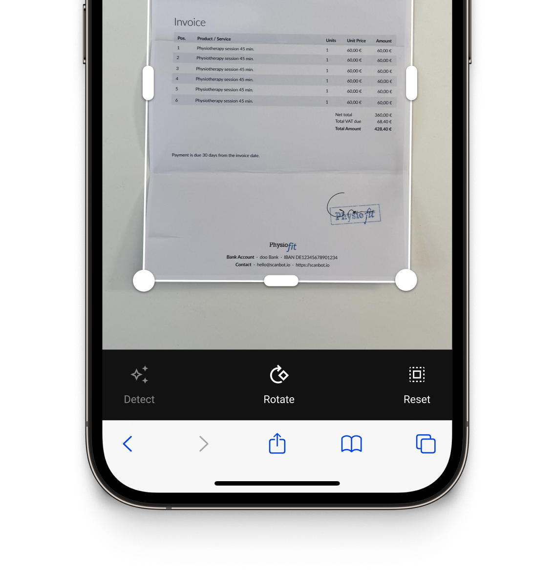 Web Document Scanner SDK - Scanbot SDK