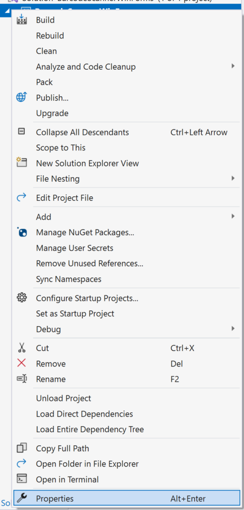 WinForms .NET 9 Barcode Scanner tutorial - Scanbot SDK