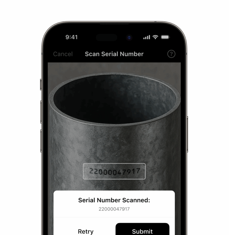 Serial Number Scanner - Scanbot SDK