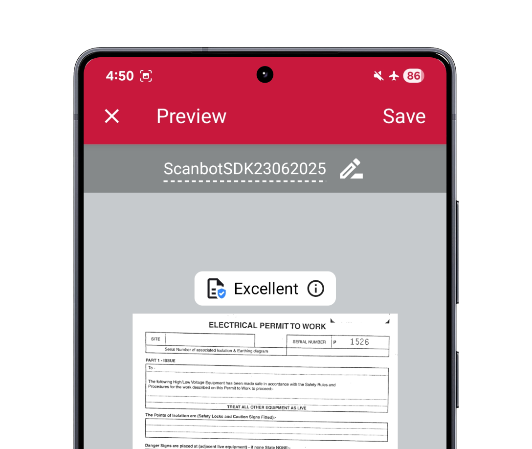 Barcode and Document Scanner Demo Apps - Scanbot SDK