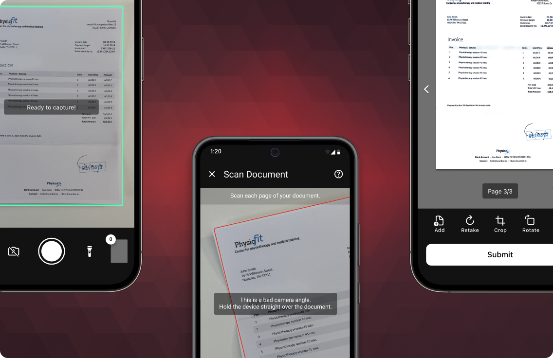 Choosing the right document scanner SDK - Scanbot SDK