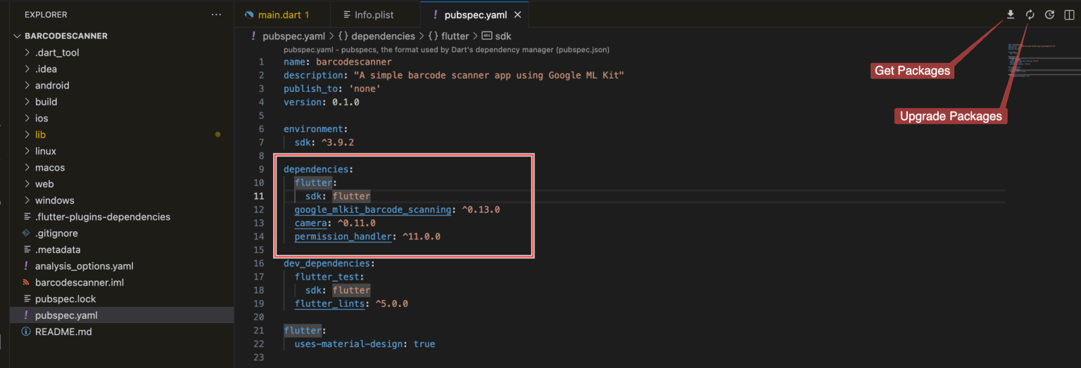 Using Google ML Kit to build a barcode scanner with Flutter - Scanbot SDK